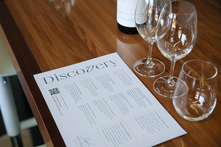 Thomas Wines Hunter Valley: The Discovery Wine Tasting